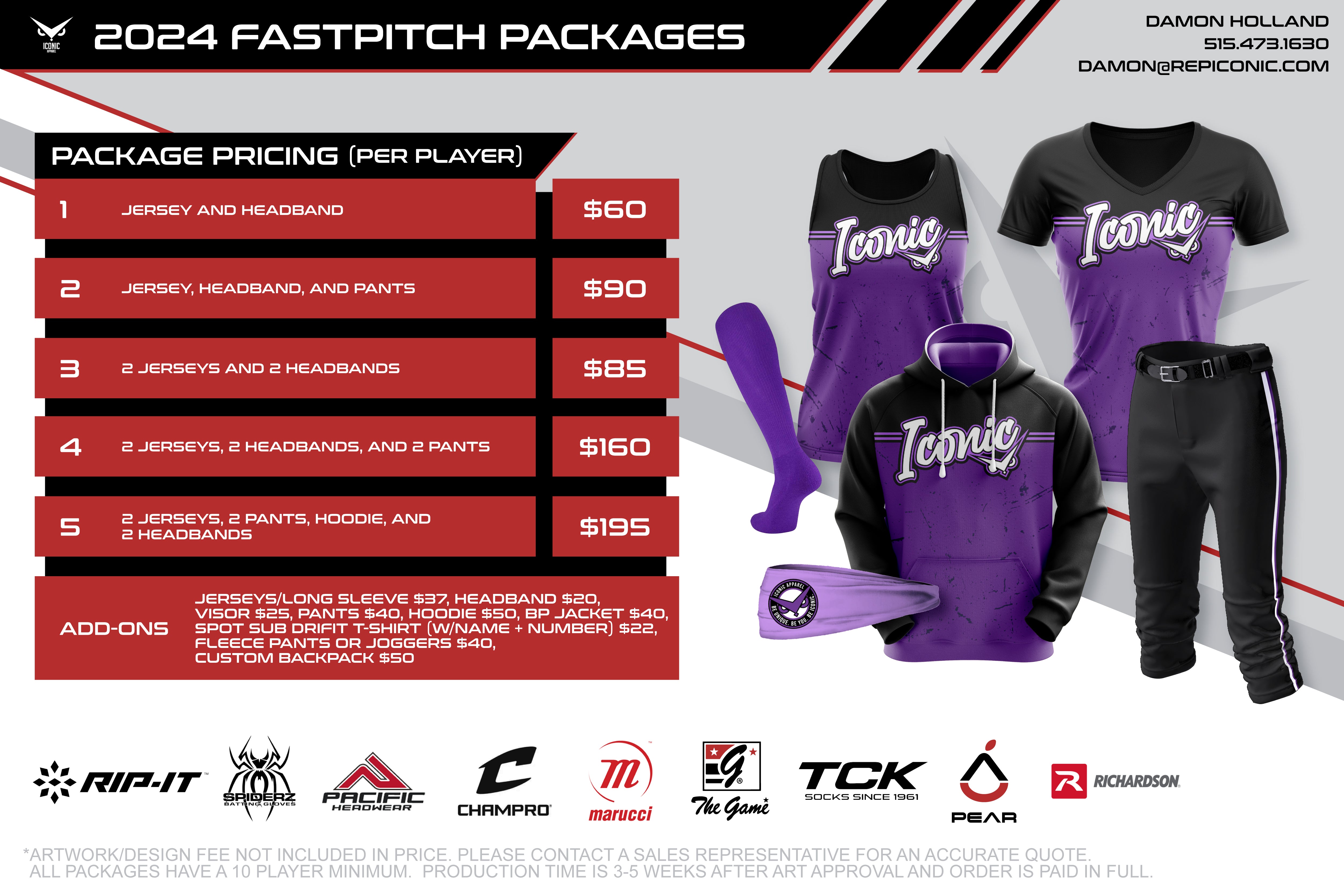 Fastpitch Softball Team Uniforms – Iconic Apparel