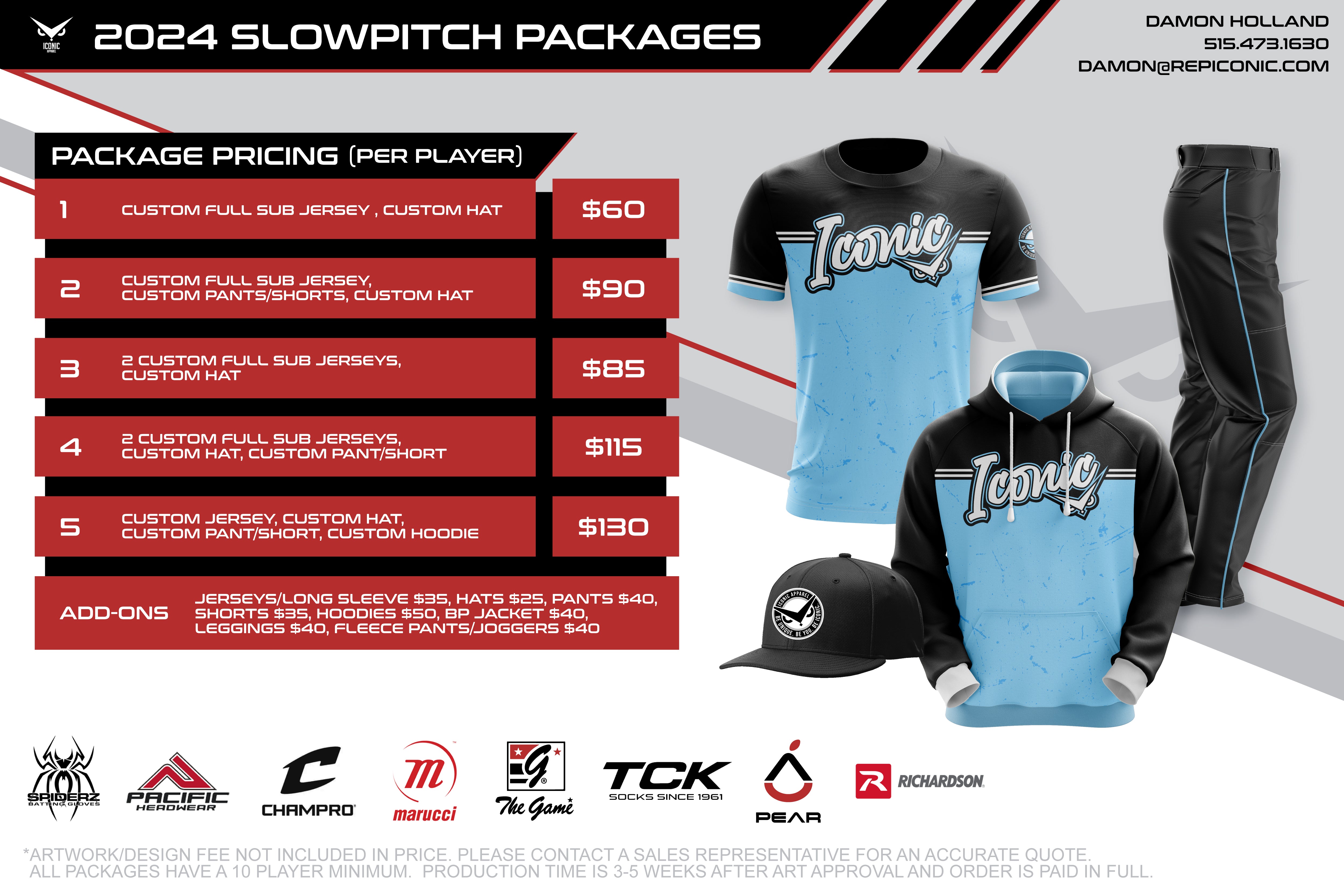 Slowpitch Softball Team Uniforms – Iconic Apparel